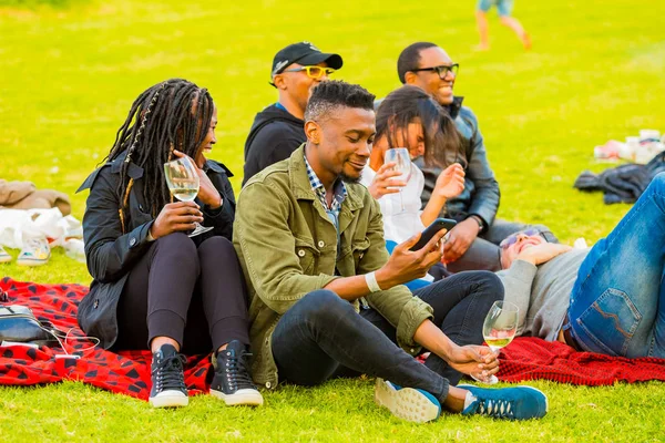 Black people party in the park Stock Photos, Royalty Free Black people ...