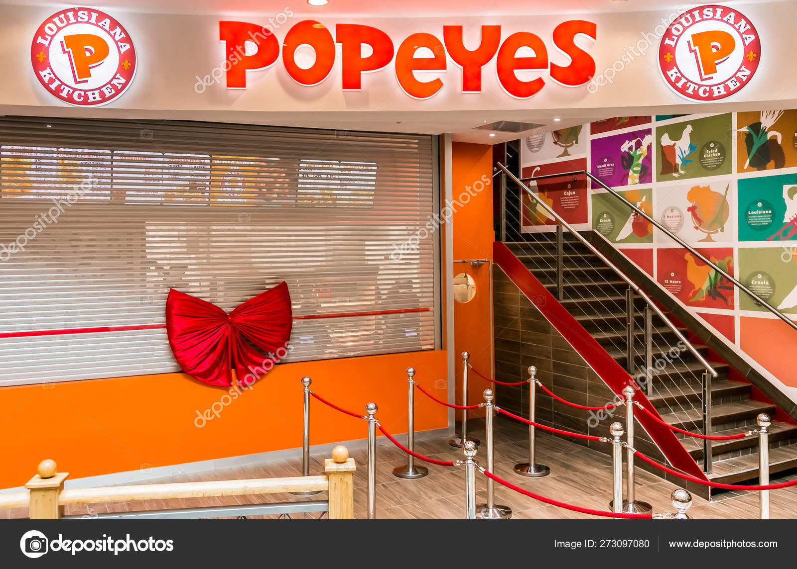 Popeyes Restaurant Interior