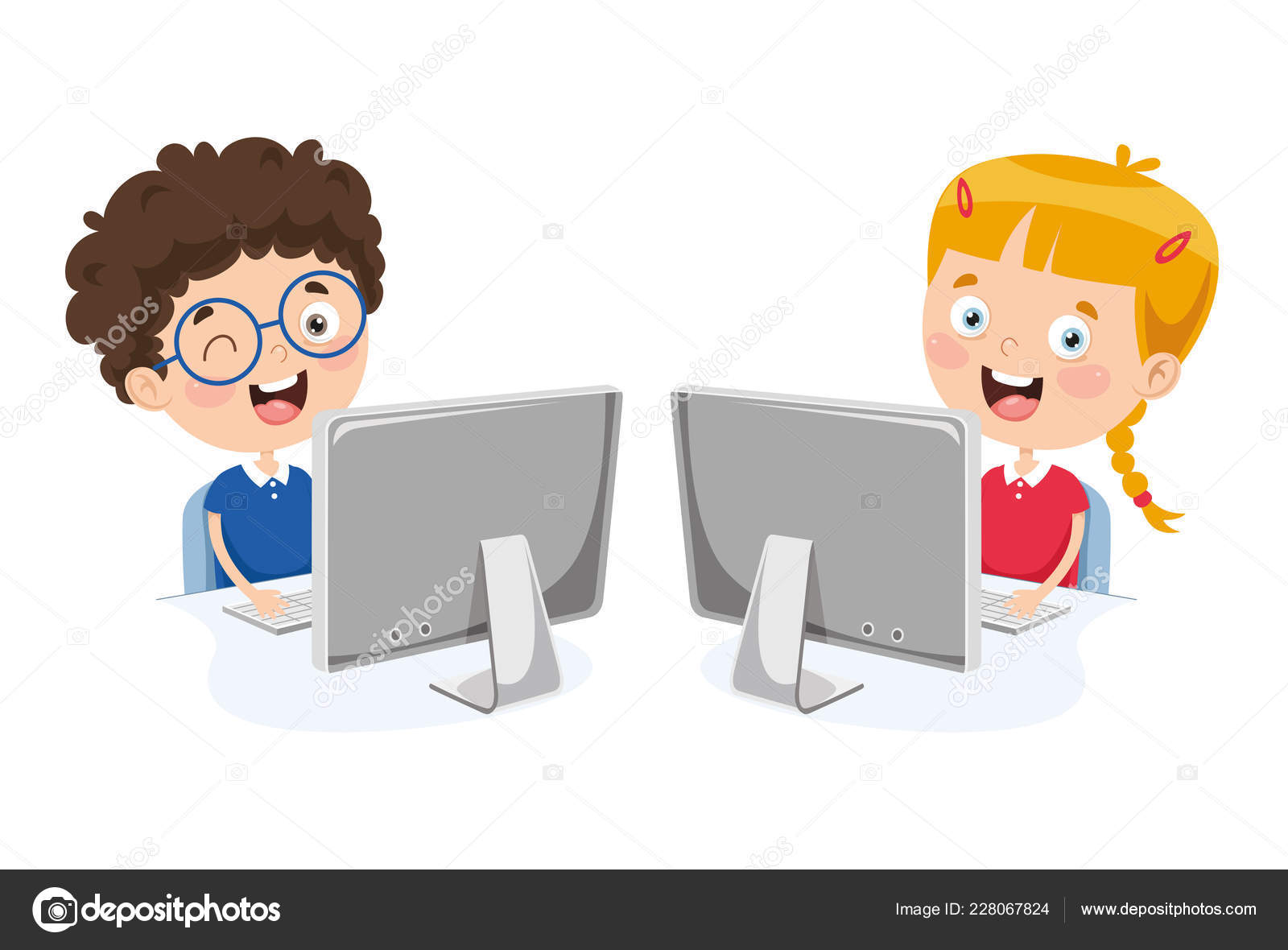 Learning Computer Clipart For Kids