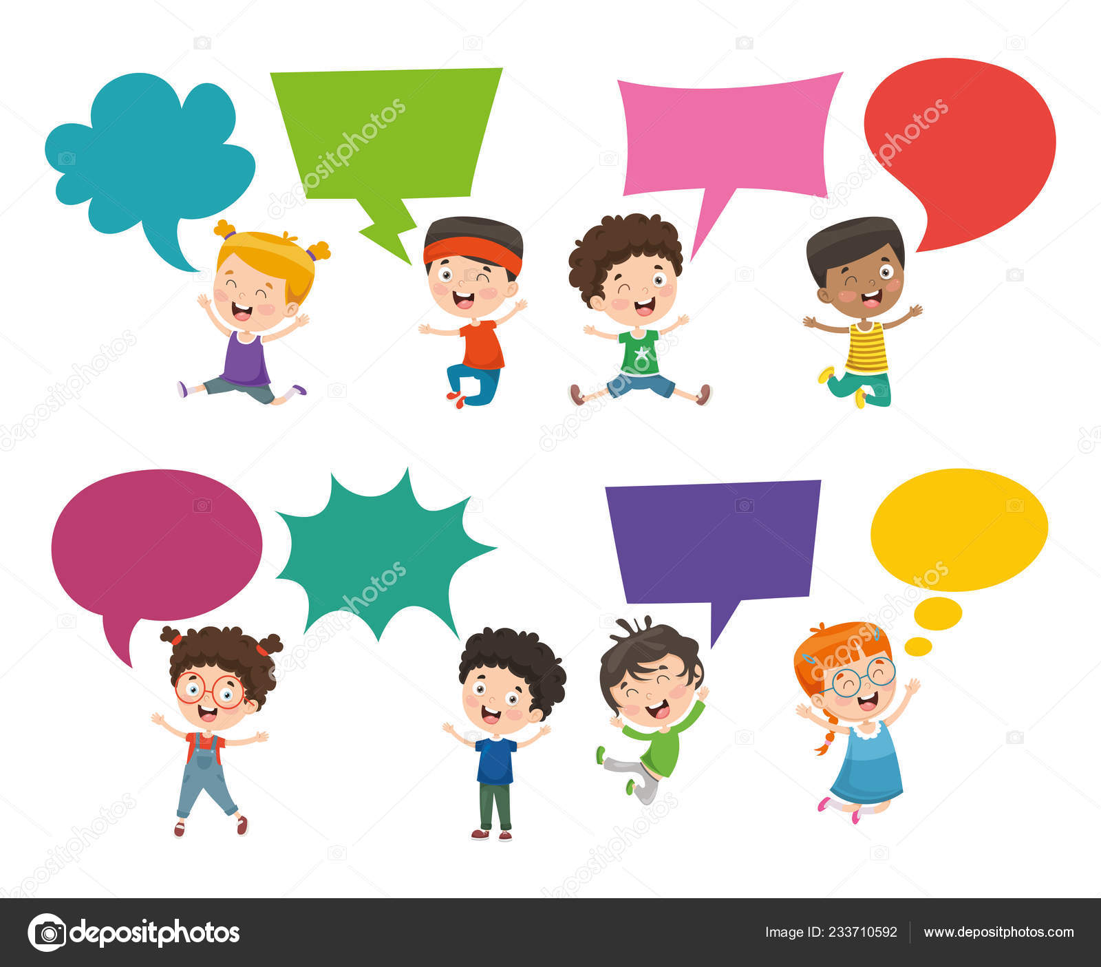Kids Speech Clipart