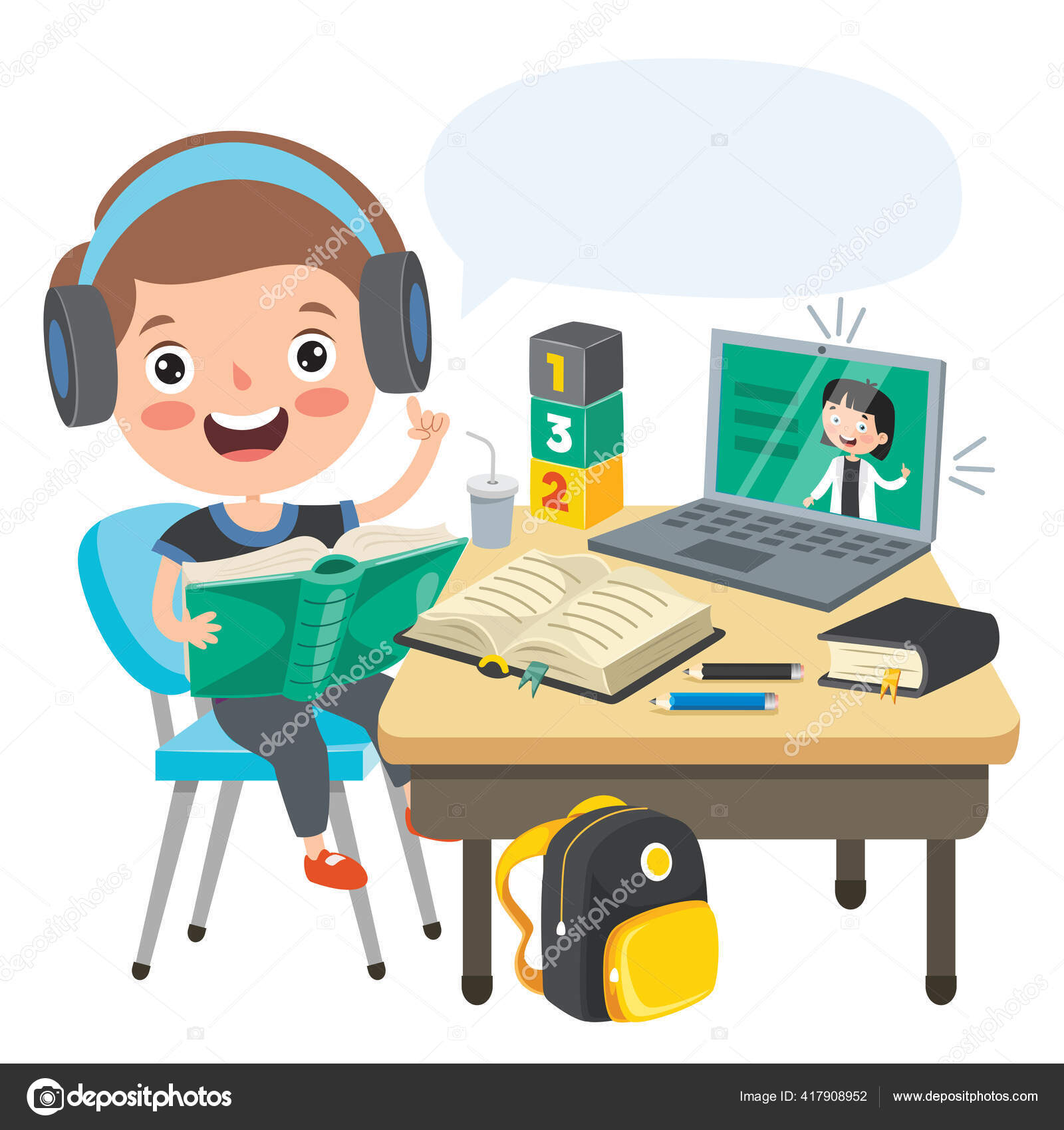 Kids Computer Lab Clipart