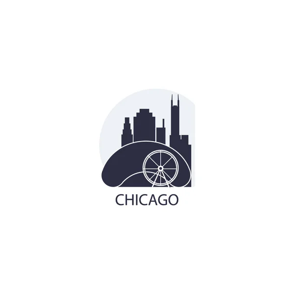 Chicago skyline logo Vector Art Stock Images | Depositphotos