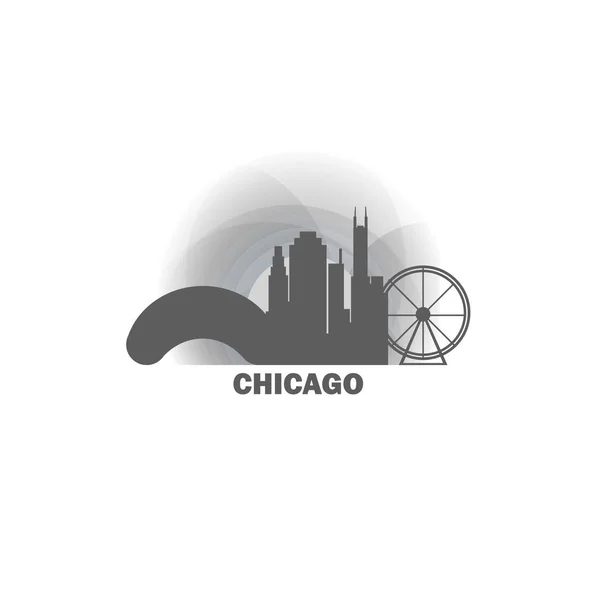 Chicago skyline logo Vector Art Stock Images | Depositphotos