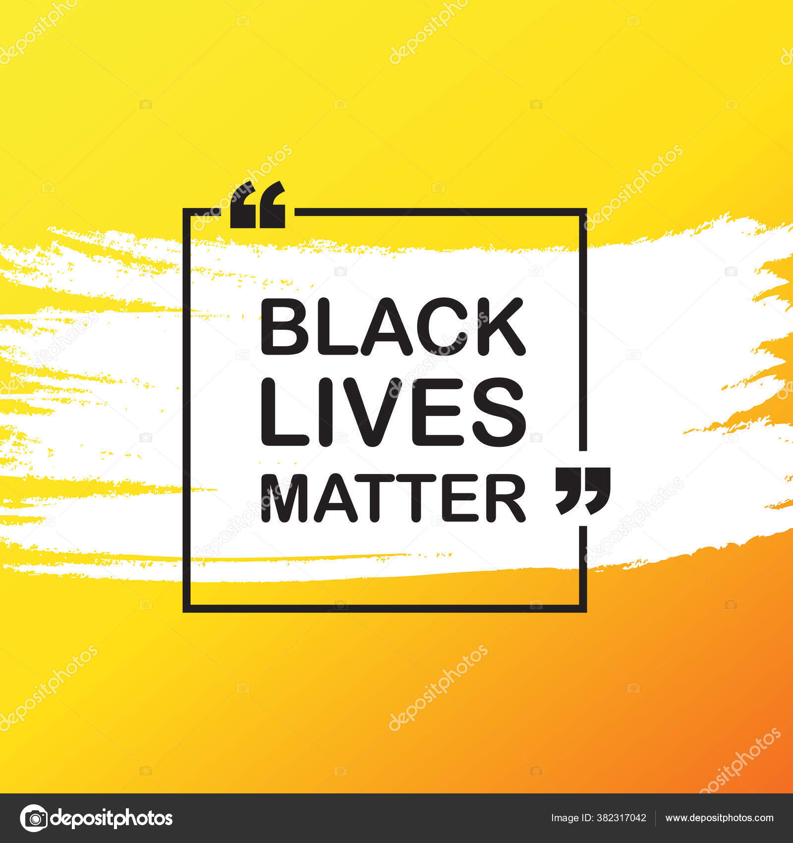 Black Lives Typography Protest Banner Poster Human Right Black People ...