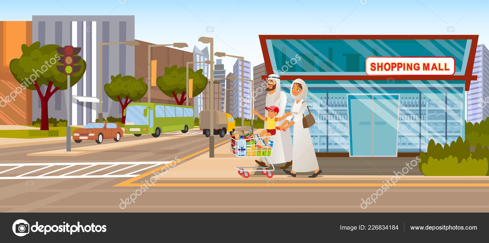 Shopping Mall Animation