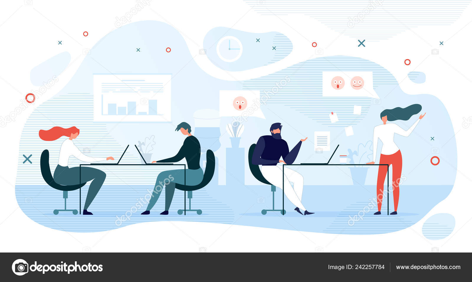 Office Communication Cartoon