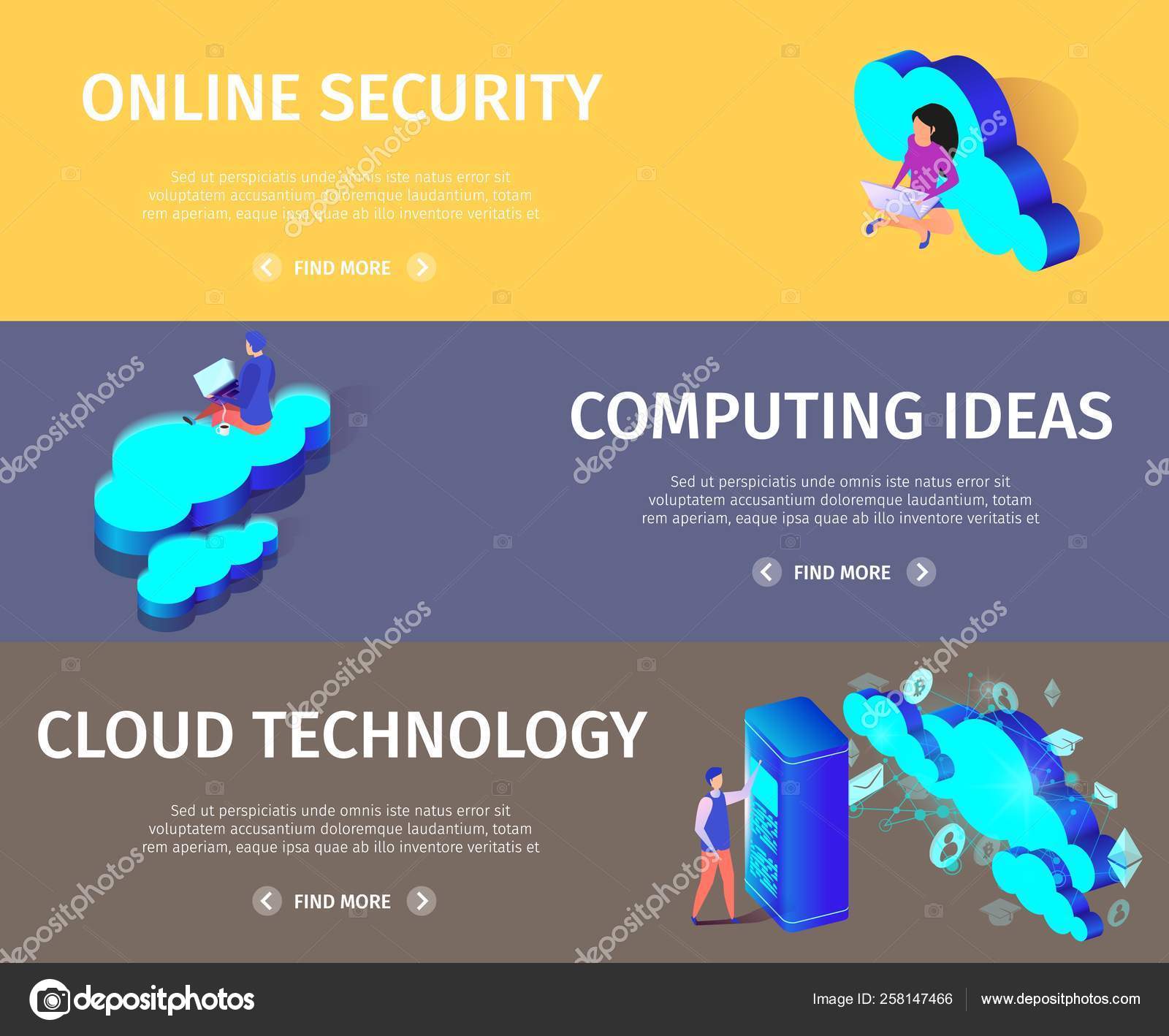 Web Cloud Technology and Networking Concept. Stock Vector by ©TeraVector 258147466