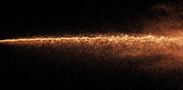 Shot Firearm Explosion Gunpowder Black Background Bright Flash Flying ...