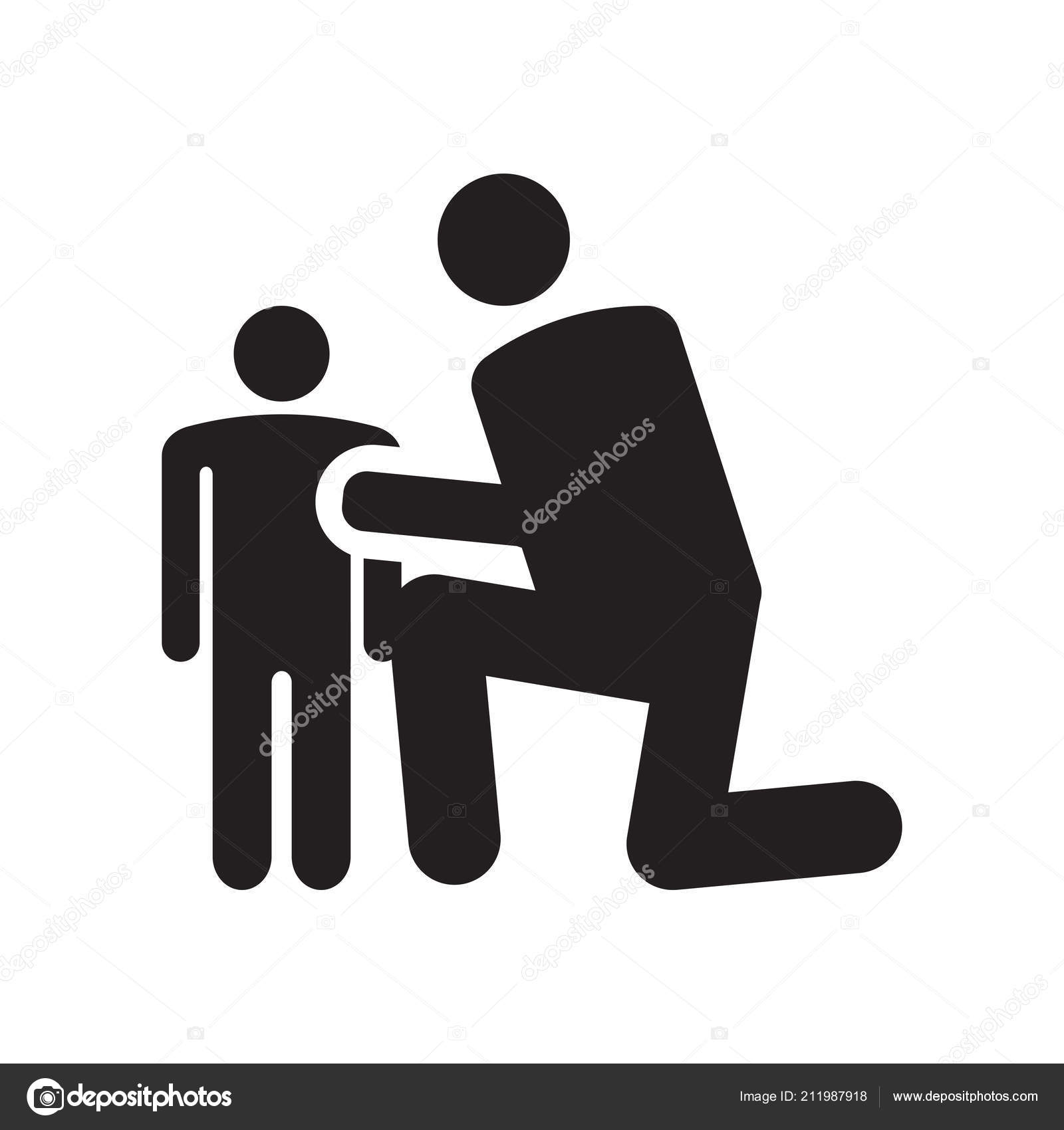 Hug icon vector sign and symbol isolated on white background, Hug logo ...