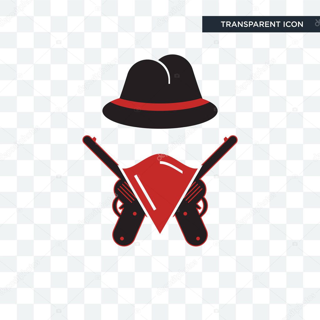 forajidos icono vectorial aislado sobre fondo transparente, forajidos 2023