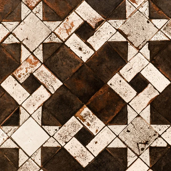 Old Medieval Floor Tiles Pattern Texture Stock Photo by ...