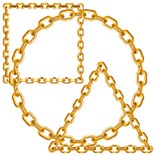 Gold chains in different sizes and forms Stock Vector by ©zakharik5-b ...