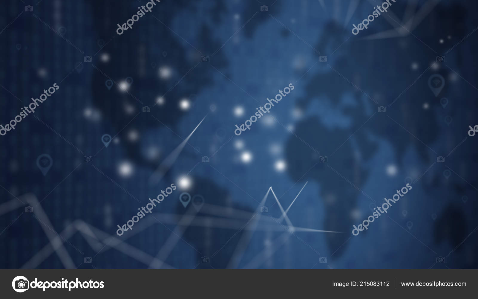 Abstract Blue Technology Background Binary Computer Code Programming Coding Hacker Stock Photo ...