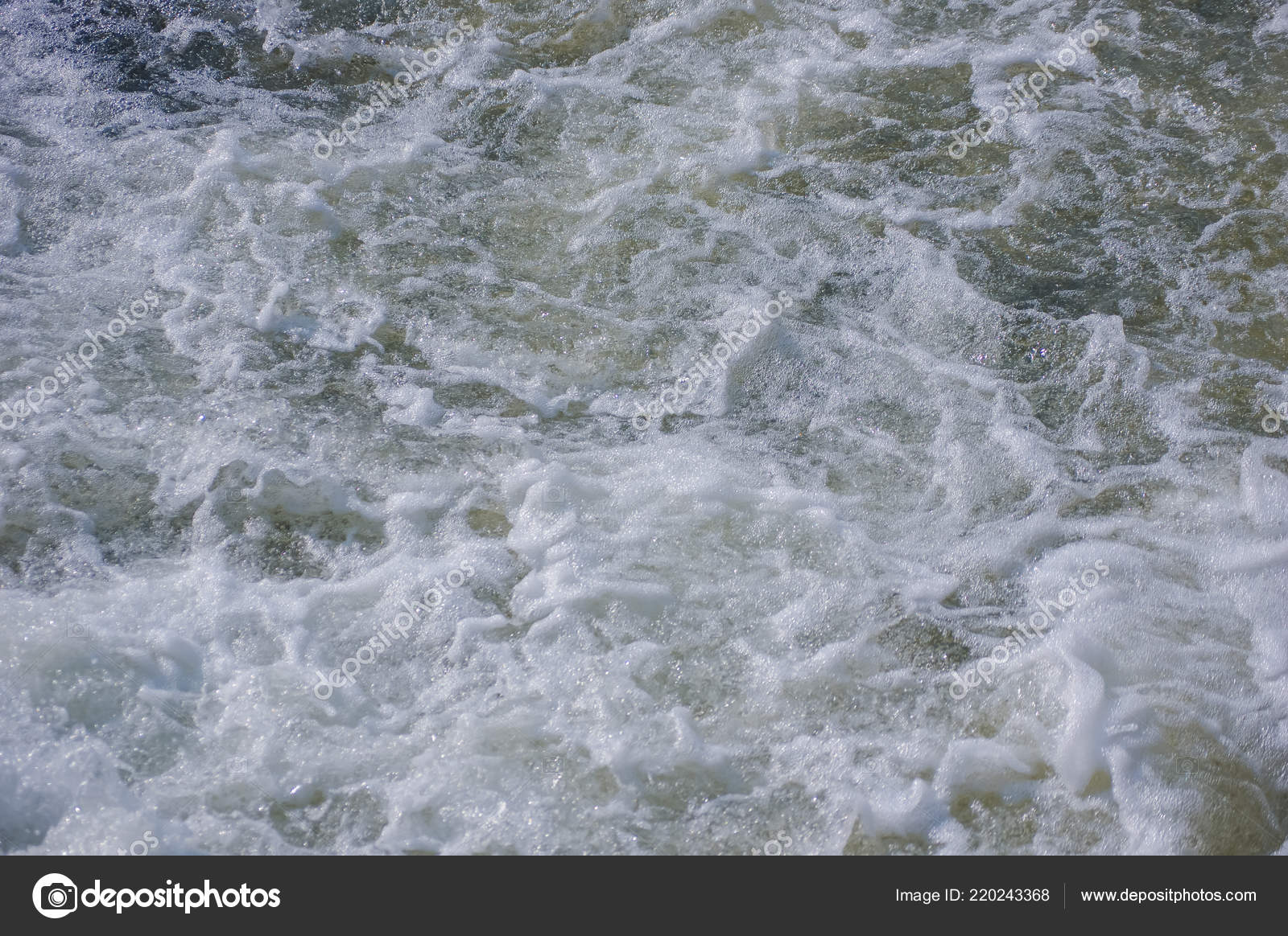 Water Waves Water Pressure Variations Caused Pressure Wind Impact Waves ...