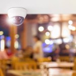 Cctv System Security Restaurant Surveillance Camera Installed Ceiling ...