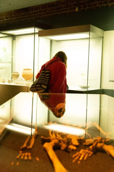 Children Visit Roman Dead Exhibition Museum London Docklands – Stock ...