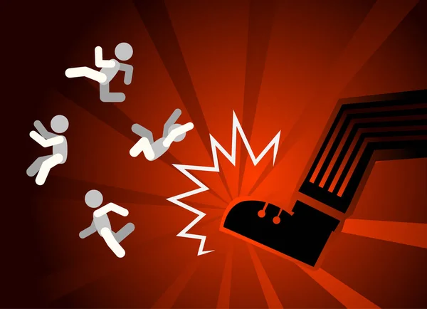 Kicked out Vector Art Stock Images | Depositphotos