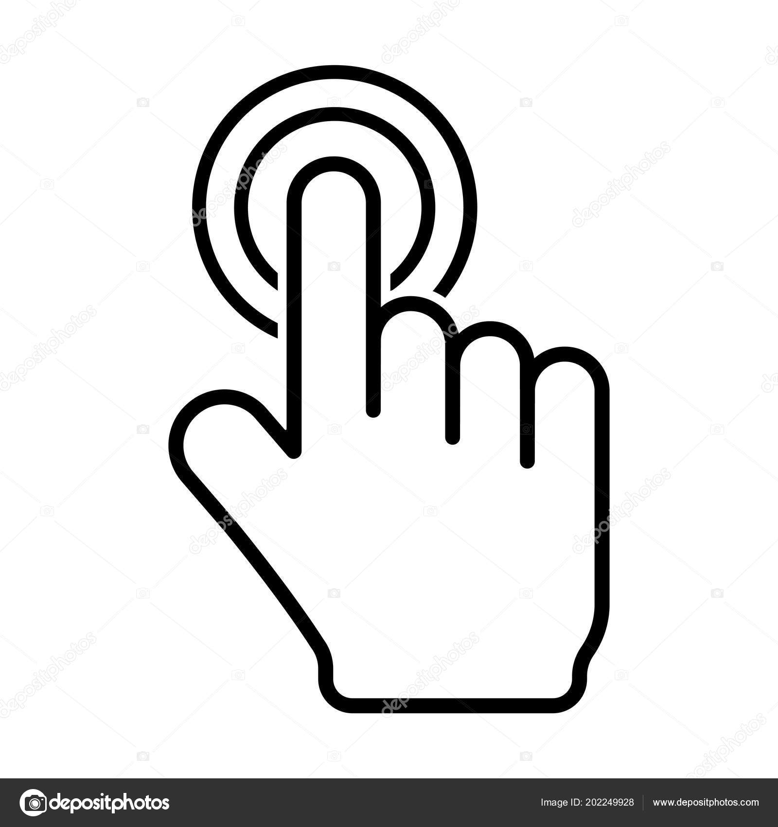 손으로 아이콘입니다 일러스트 스톡 벡터 - ©Warmworld 202249928