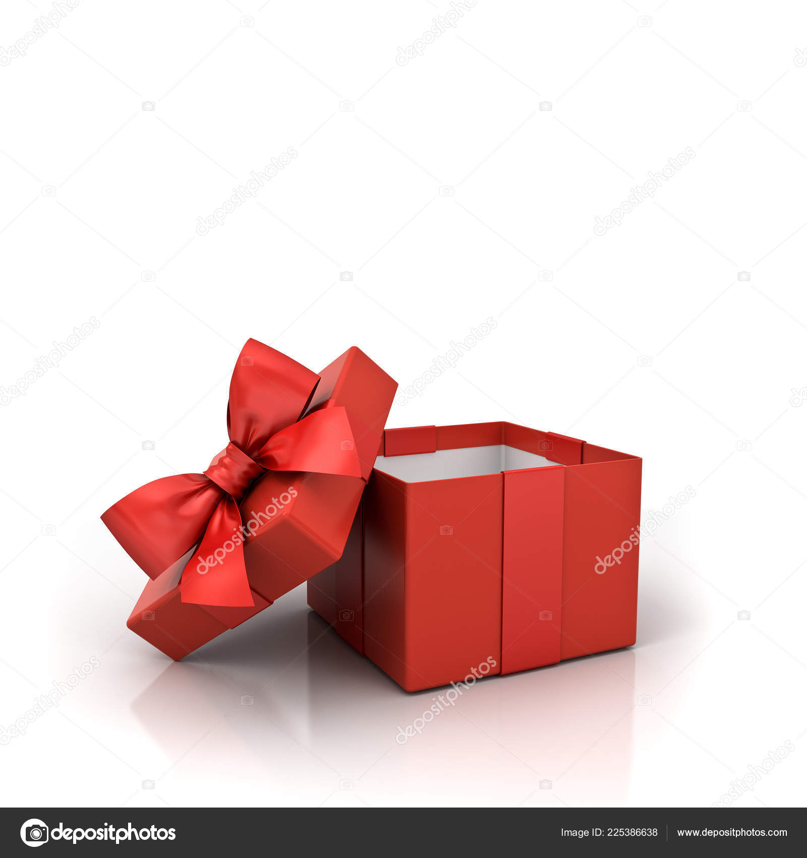 Red Open Gift Box