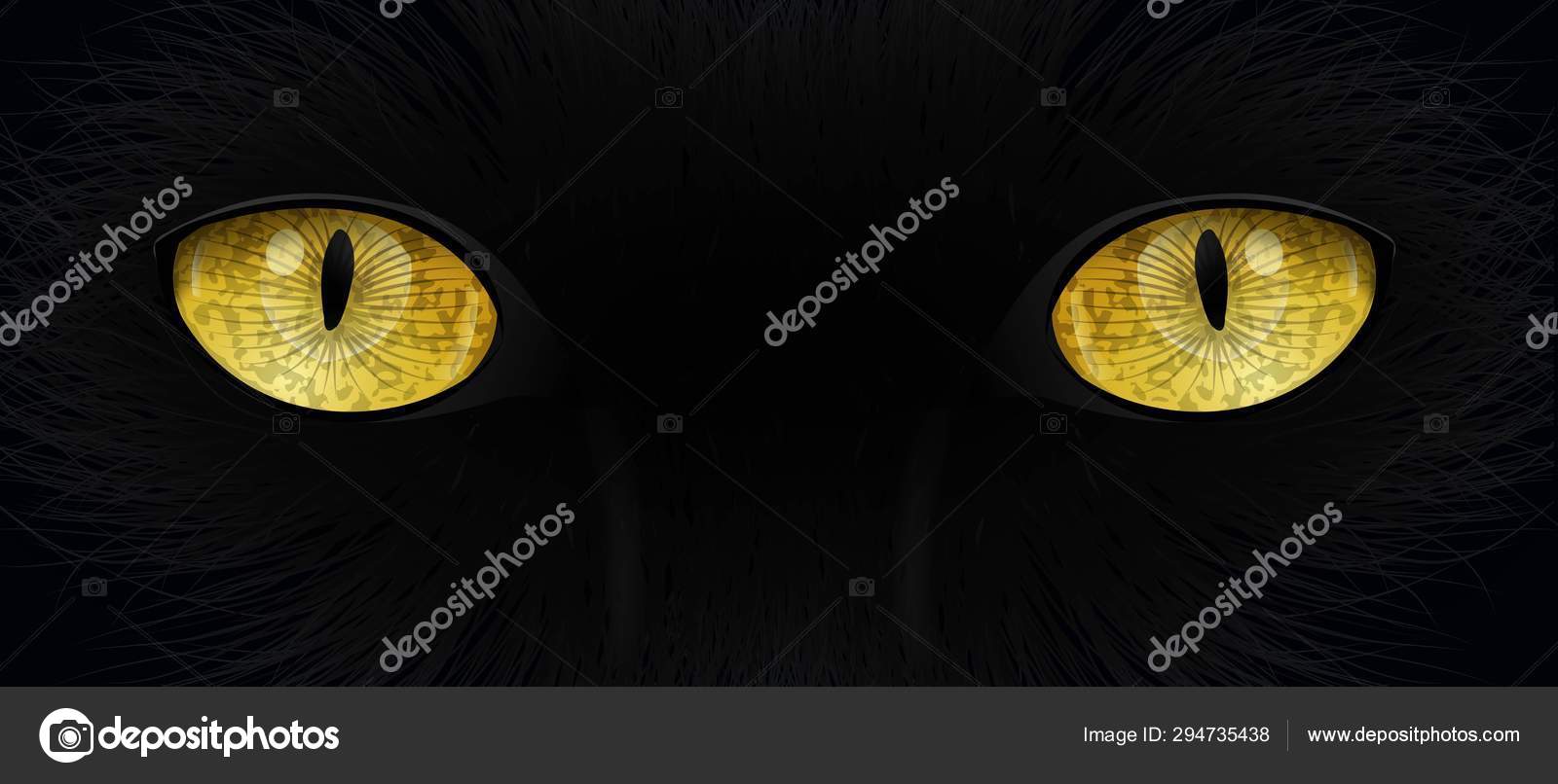 Panther Eyes Vector