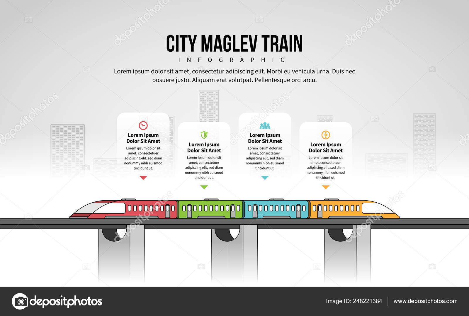 Train Infographic Animation