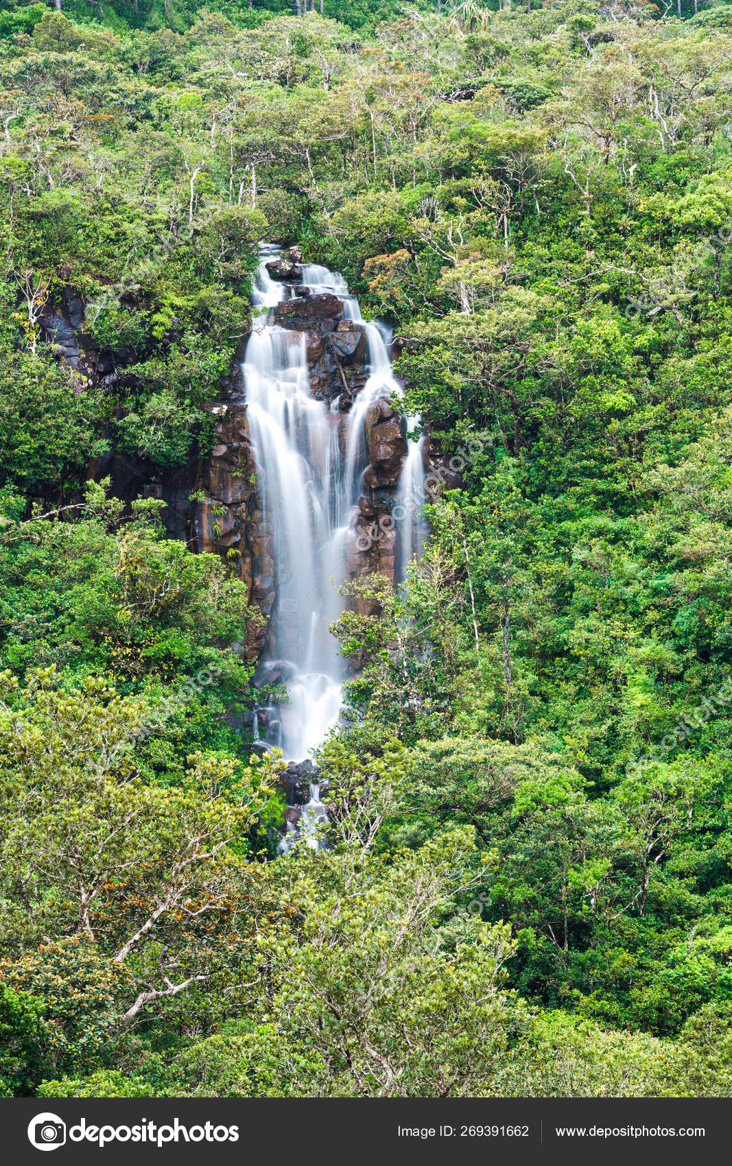 Alexandra Falls, mauritius island, black river Stock Photo by ...