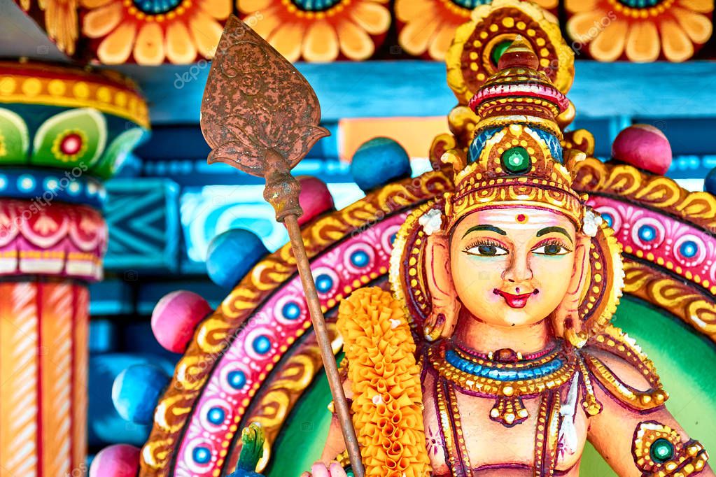 El emblemático Temple du Colosse en Saint-Andr, La Runion, presenta una sorprendente ...