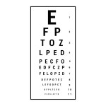 Words I am hot with optical eye test Stock Vector Image by ©hibrida13 ...