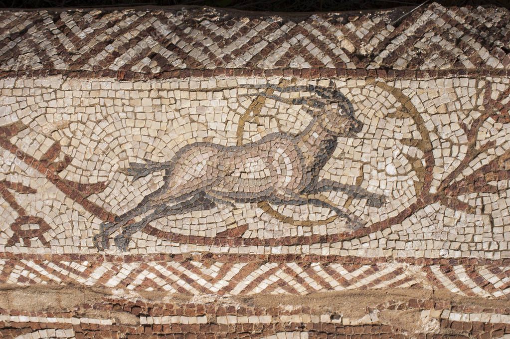 Libia - 30 / 10 / 2006: Las antiguas ruinas de Villa Sileen (Silin ...