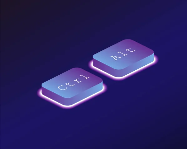 Teclado retroiluminado Vector Art Stock Images | Depositphotos