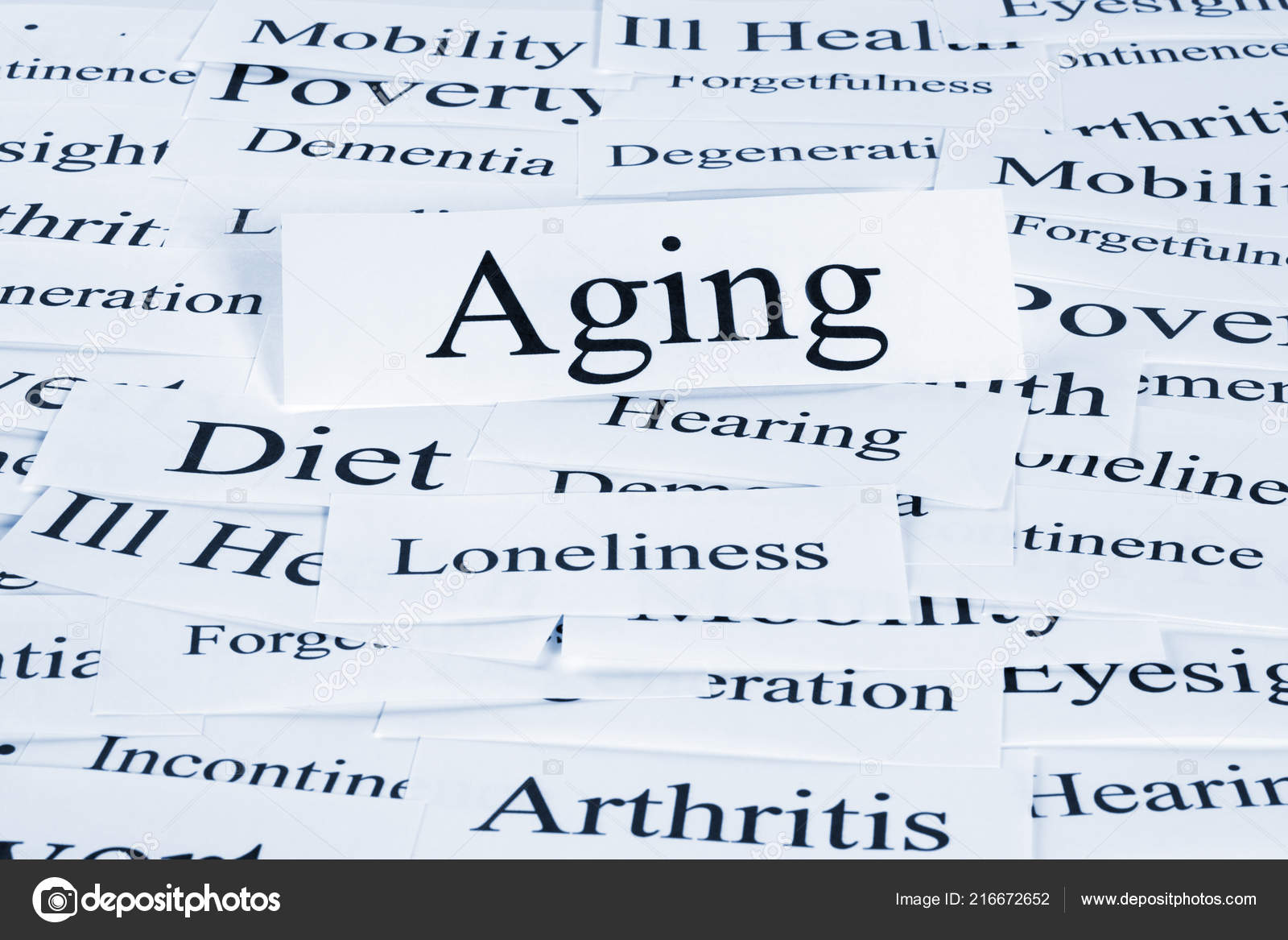 Aging Concept in Words — Stock Photo © TravellingLight #216672652