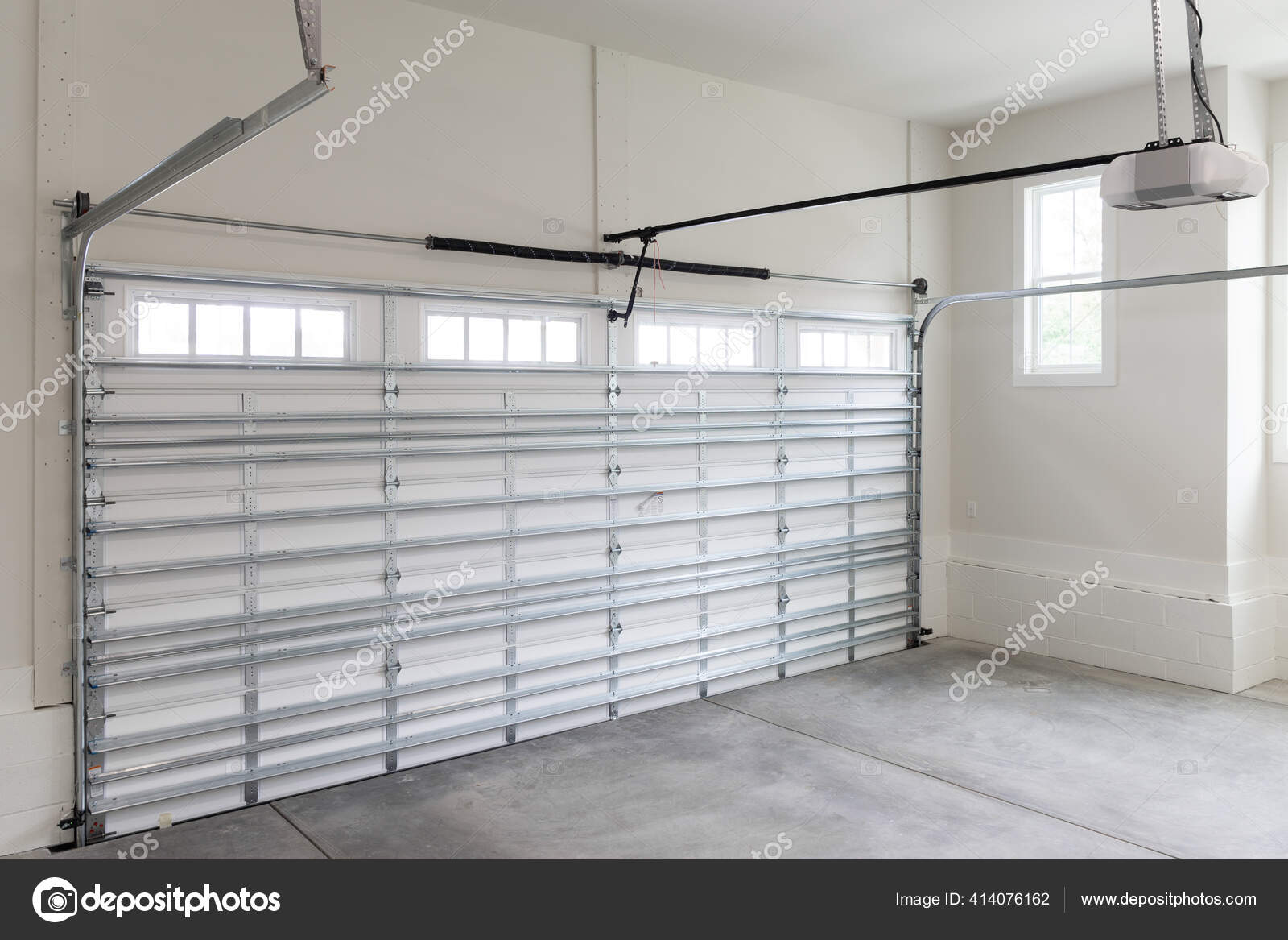 Look Inside Two Car Garage