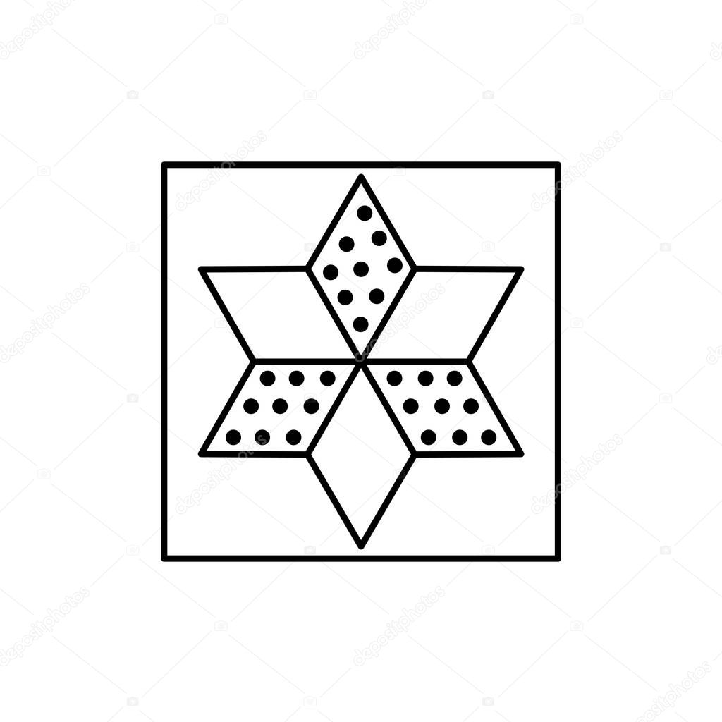 Plantilla De Colcha De Estrella Rota