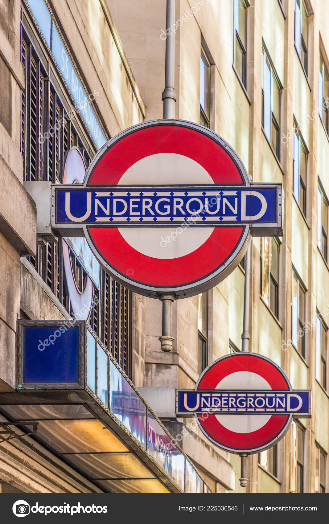 London underground signs in london – Stock Editorial Photo ...