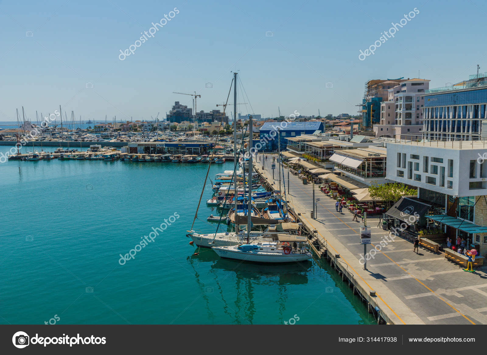 A typical view in Limassol in Cyprus – Stock Editorial Photo ...