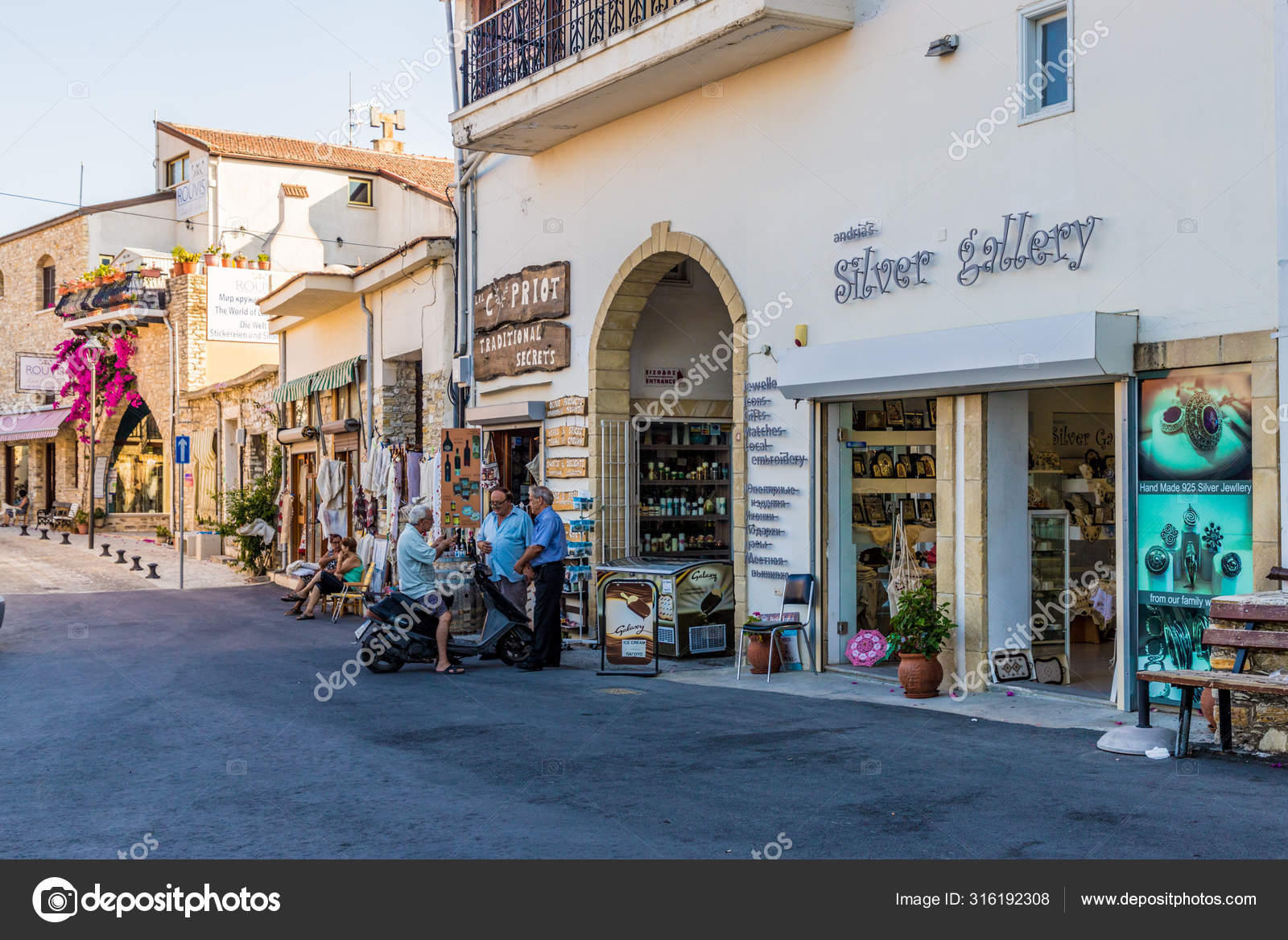 A typical view in Lefkara Village cyprus – Stock Editorial Photo ...