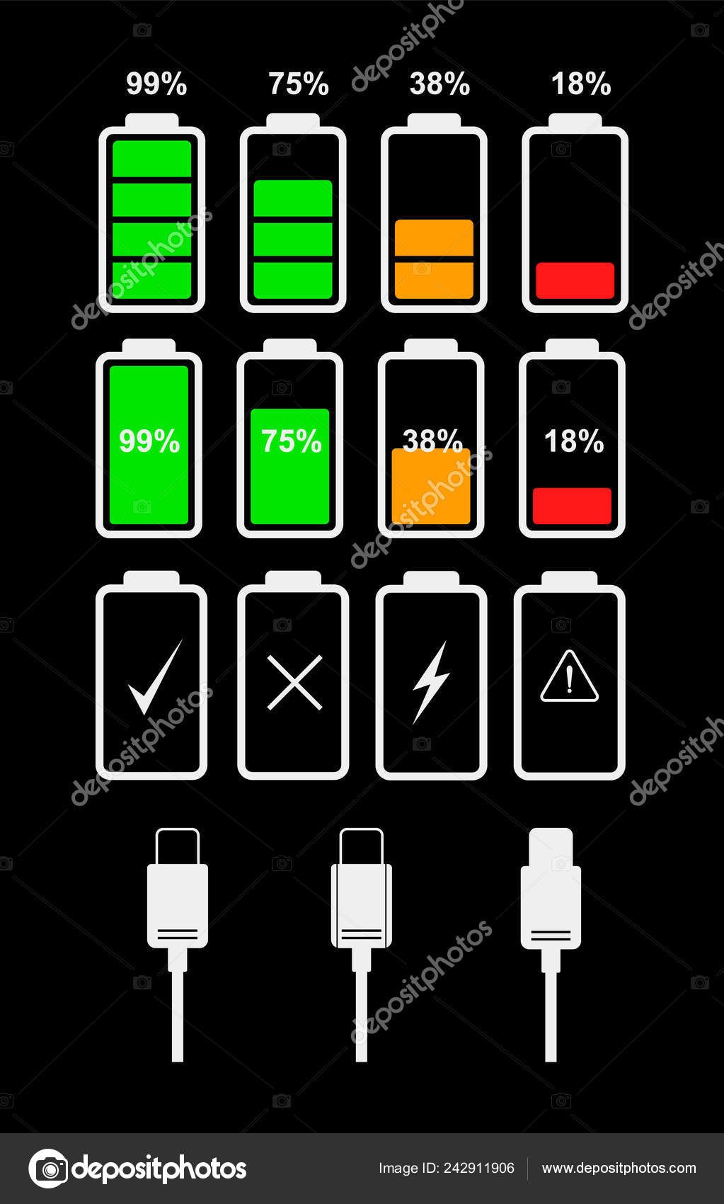 Iphone Battery Charging Icon