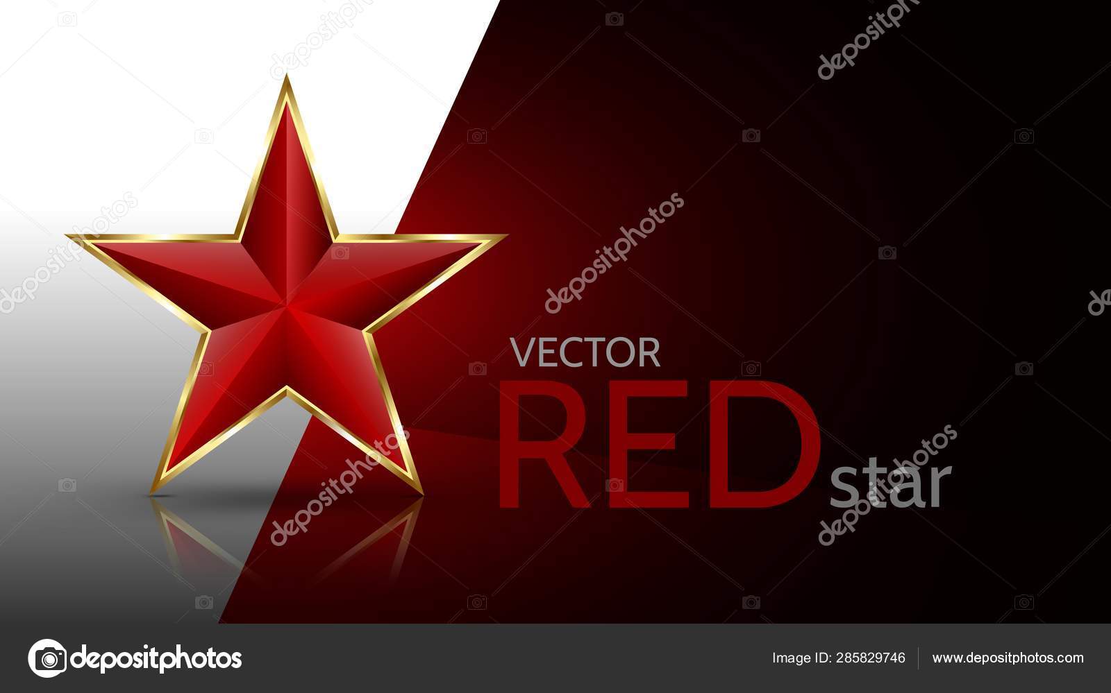 Bright red 3D star. Stock Vector Image by ©Ovnex #285829746
