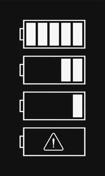 Battery Indicator Icon Vector Illustration Stock Vector by ©Ovnex 242552808