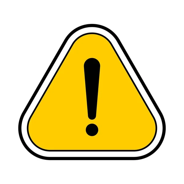 Vector yellow hazard warning symbol. Stock Vector Image by ©Ovnex ...