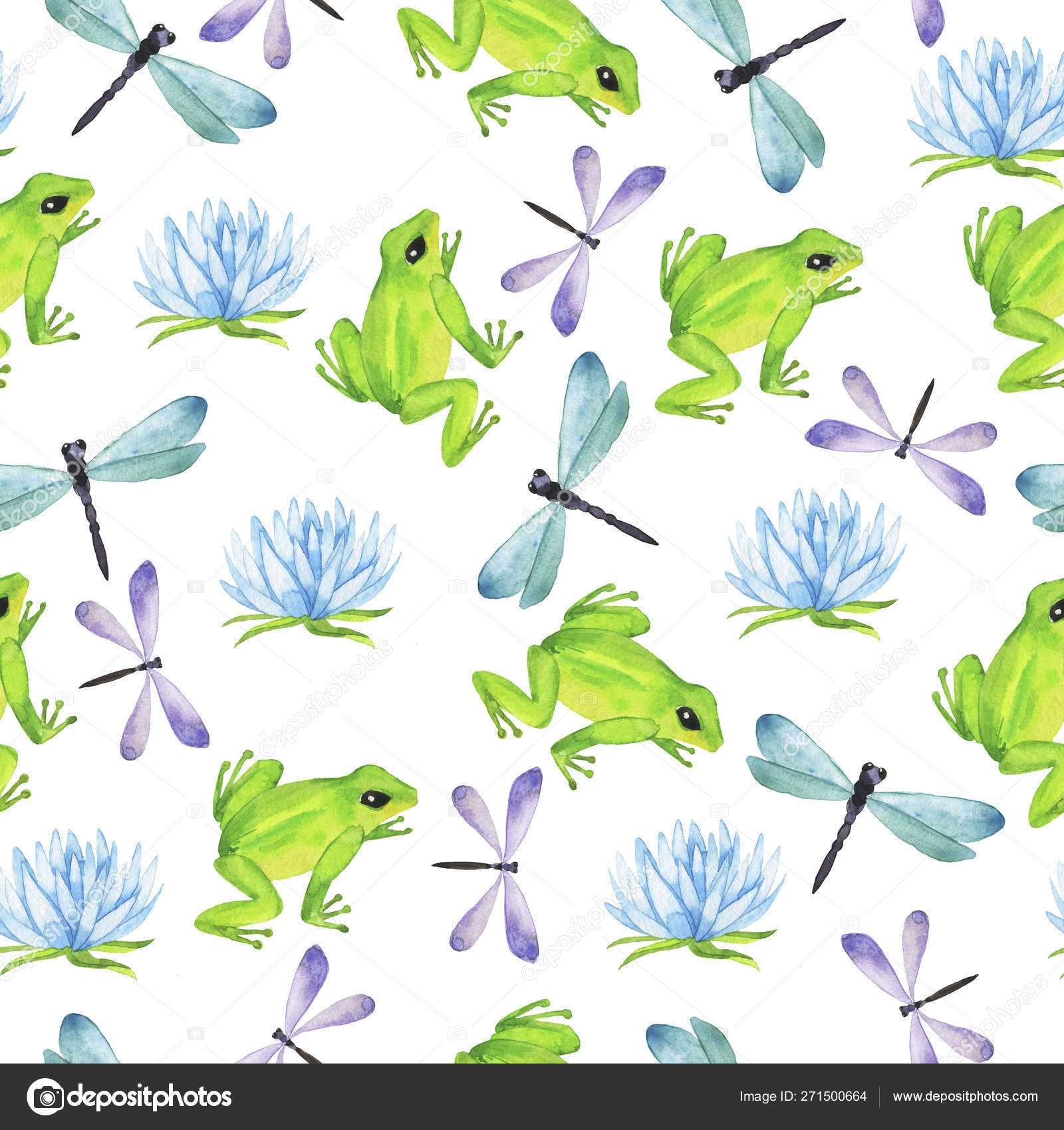 Frogs And Dragonflies