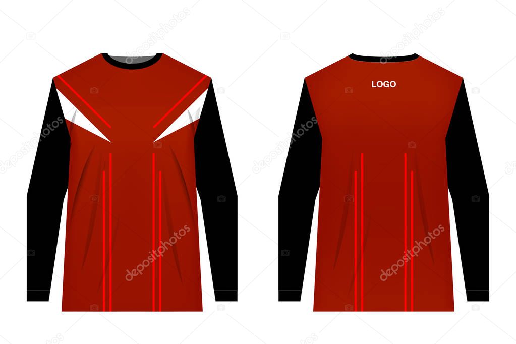 Plantillas de jersey para impresi n de sublimaci n. Dise o de ropa deportiva. Dise o para ...