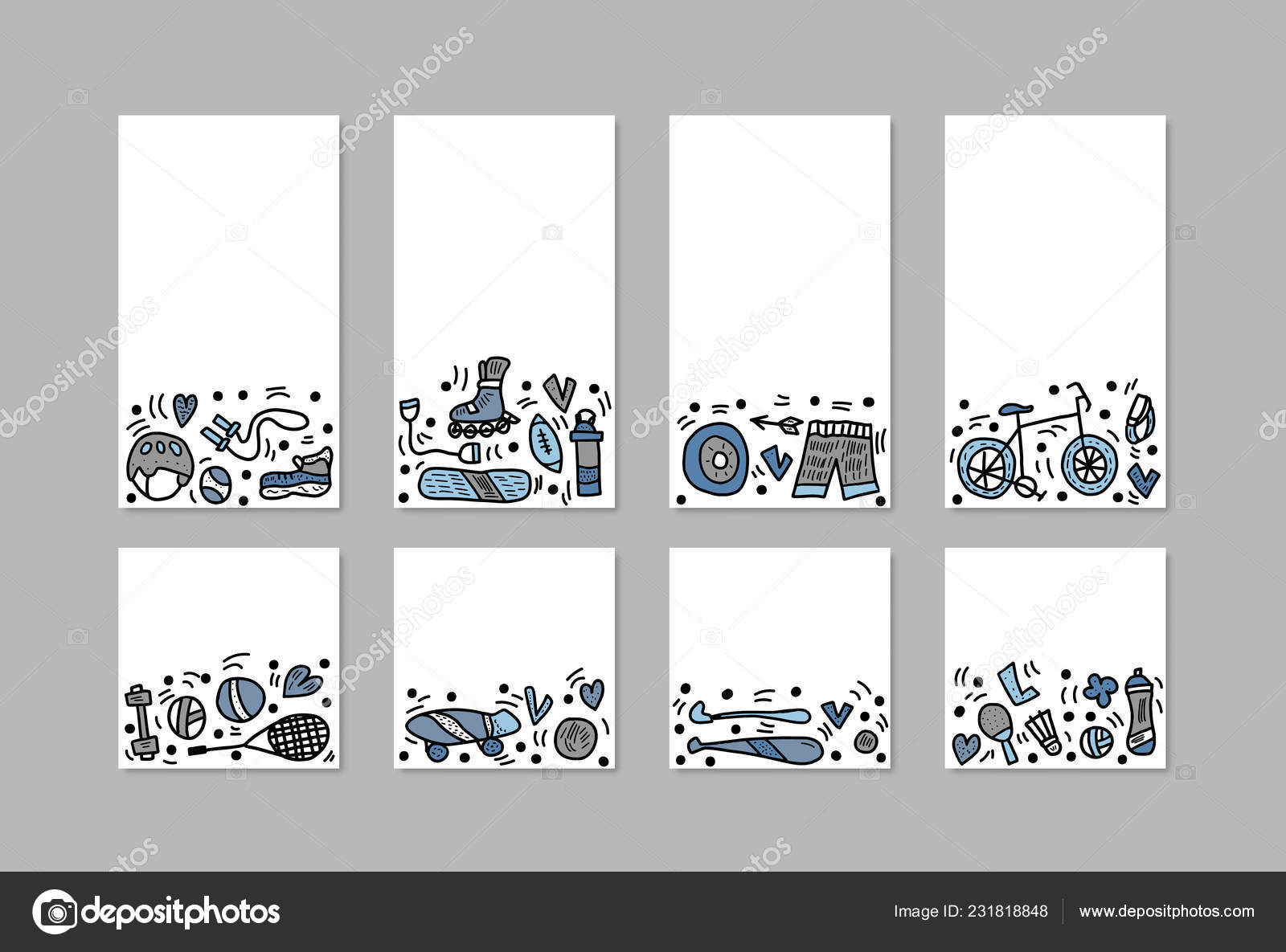 Sport activities symbols. Vector illustration. — Stock Vector ...