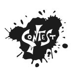 Contest text. Hand drawn word. Vector illustration. Stock Vector by ...