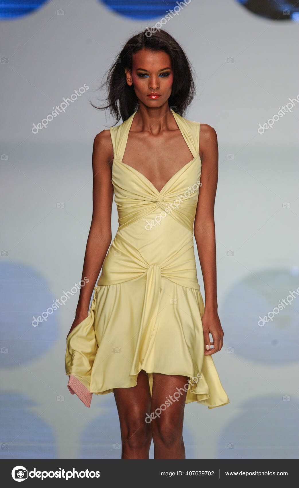 Paris France October 2003 Model Walk Runway Fashion Show Valentino ...