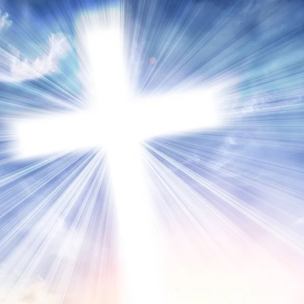 Glowing Cross Beautiful Sky Background Stock Photo by ©merrydolla 223746204