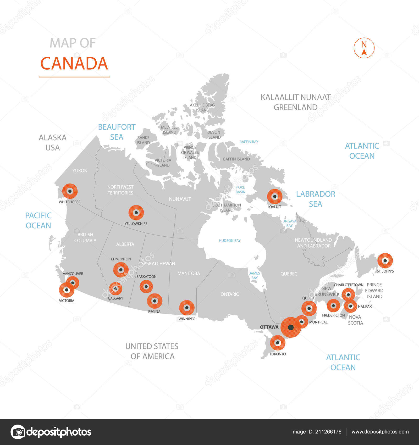 Canada Map With Cities