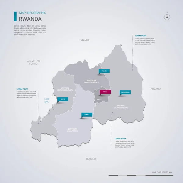 ᐈ Rwanda map outline stock vectors, Royalty Free rwanda map ...