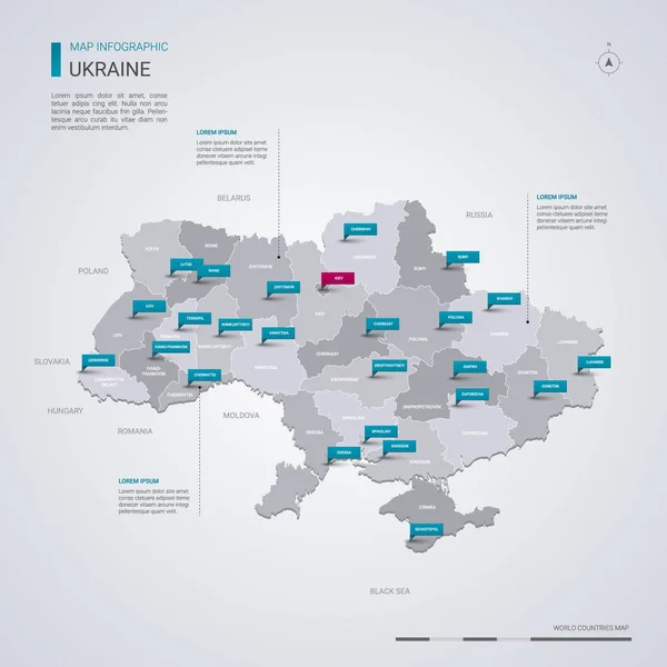 Qatar Vector Map Infographic Elements Pointer Marks Editable Template Regions Stock Vector Image ...