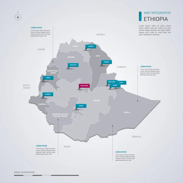 Oman Vector Map Infographic Elements Pointer Marks Editable Template